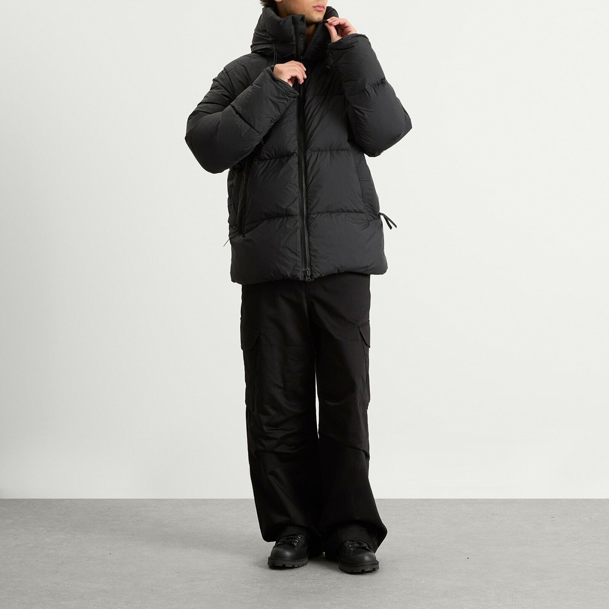 Canada Goose Men's Crofton Matte Puffer Jacket in Black Canada Goose