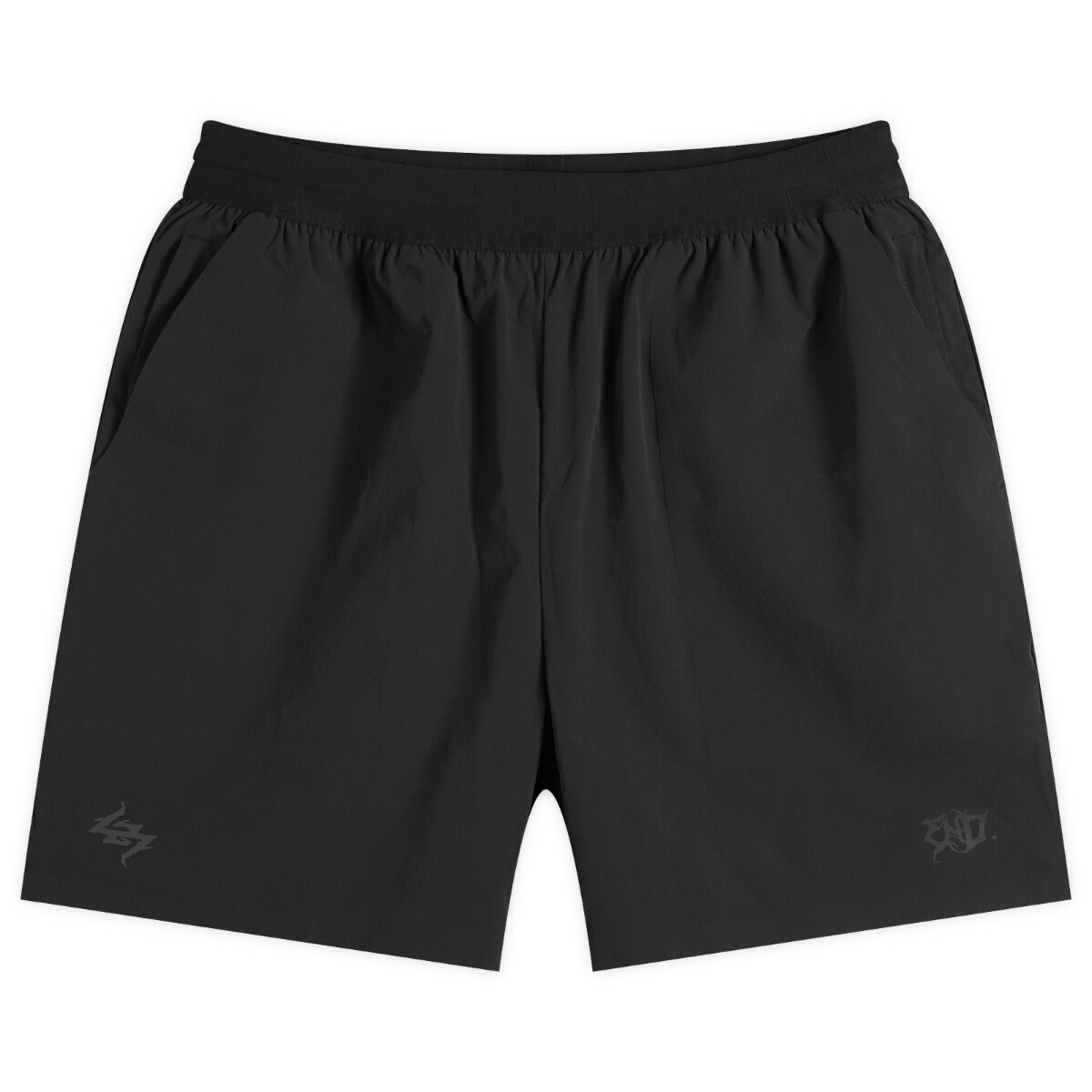 END. x Represent Men's 'Platinum' Fused Short in Jet Black Represent