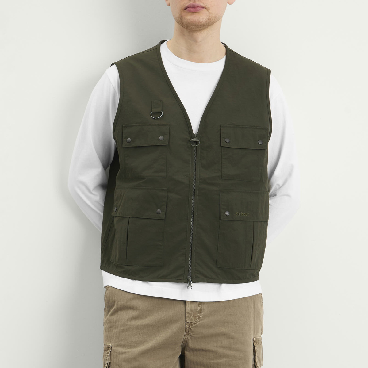 Barbour Men's Fly Fishing Vest in Sage Barbour