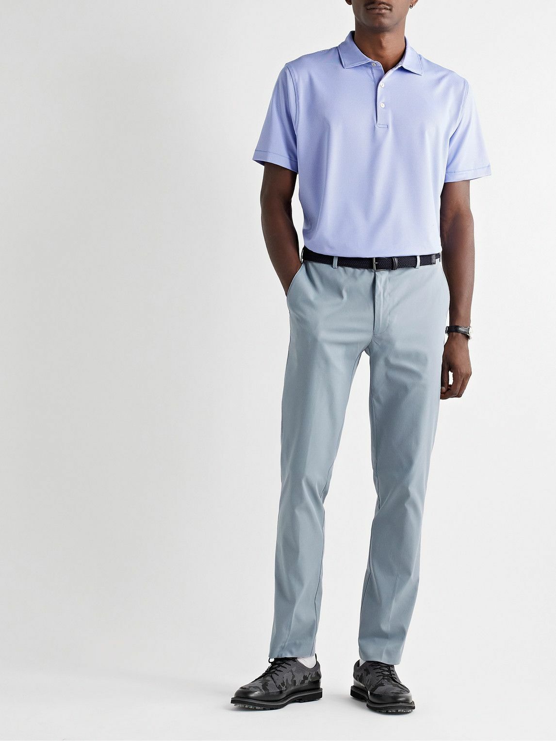 Peter Millar - Raleigh Straight-Leg Tech-Twill Golf Trousers - Gray ...