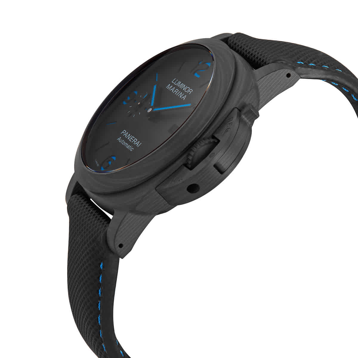 Panerai Luminor Marina Carbotech Automatic Black Dial Mens Watch ...