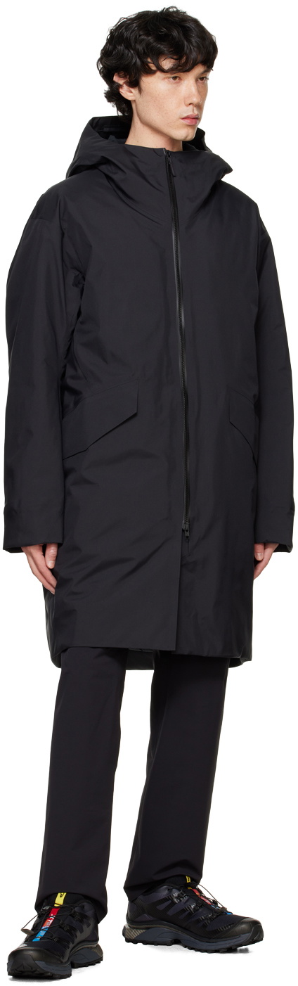 Veilance Black Monitor Down Coat Arc'teryx Veilance