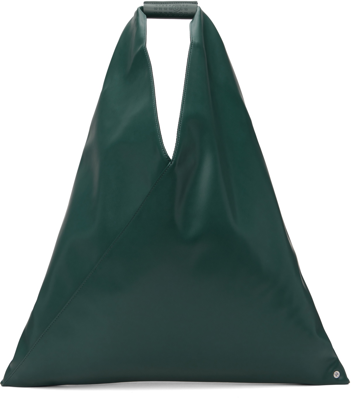 MM6 Maison Margiela Green Classic Medium Tote MM6 Maison Margiela