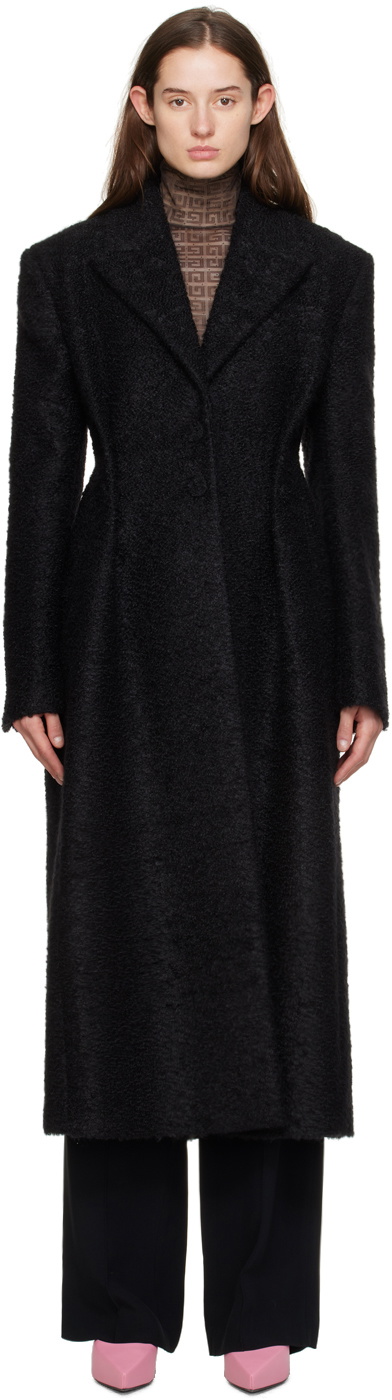Givenchy Black Button Coat Givenchy