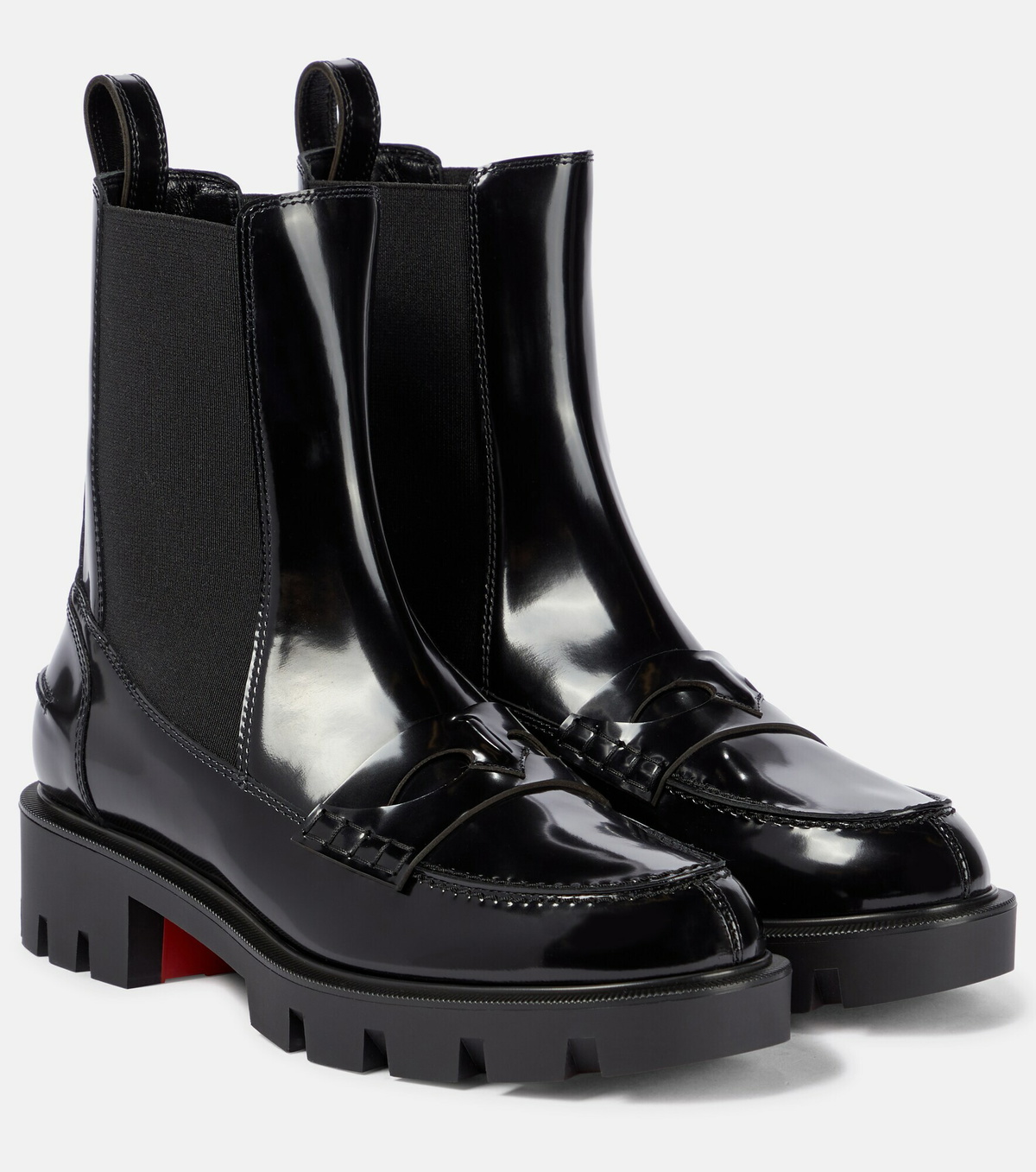 Christian Louboutin - Montezu leather ankle boots Christian Louboutin
