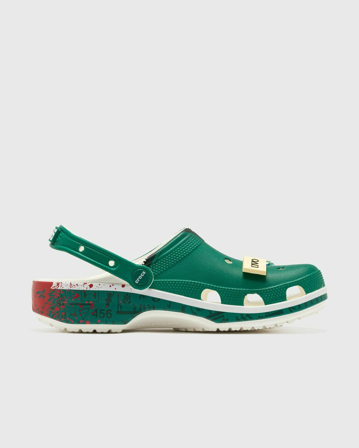 Crocs X Squid Game Classic Clog Green Mens Sandals & Slide Crocs