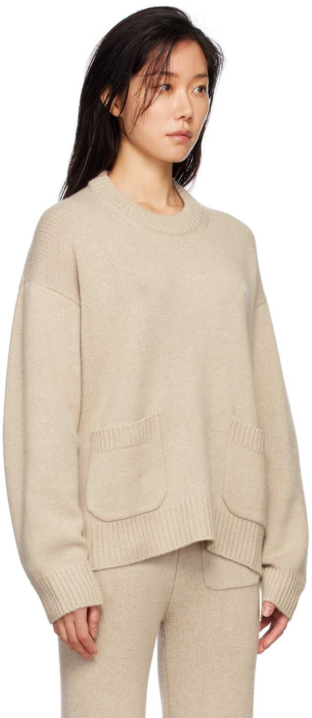 Lisa Yang Beige Natasha Sweater Lisa Yang