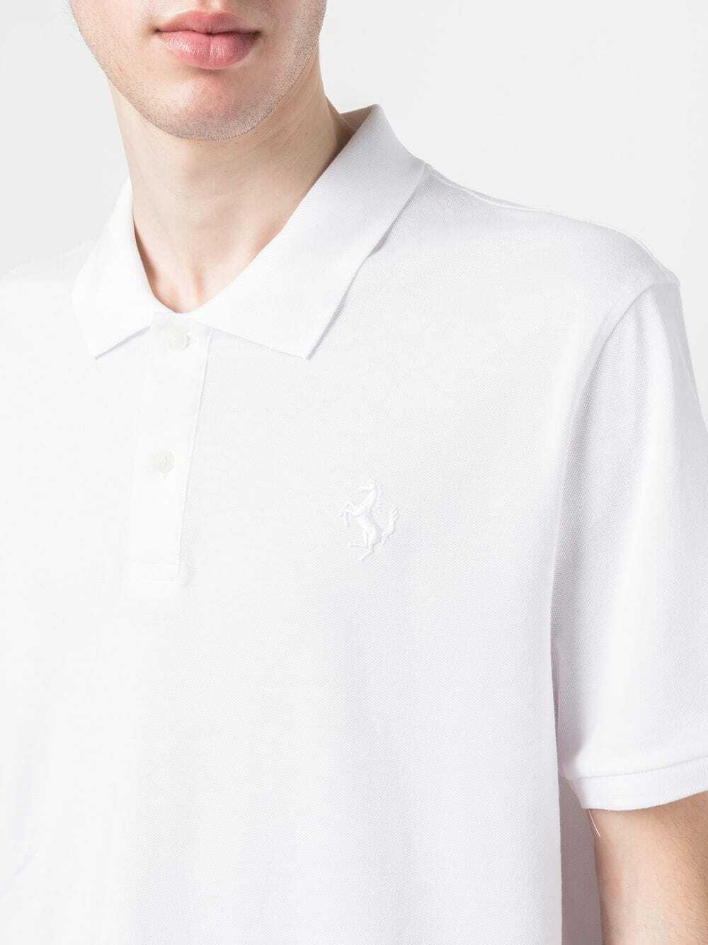 FERRARI - Polo With Logo Embroidery Ferrari