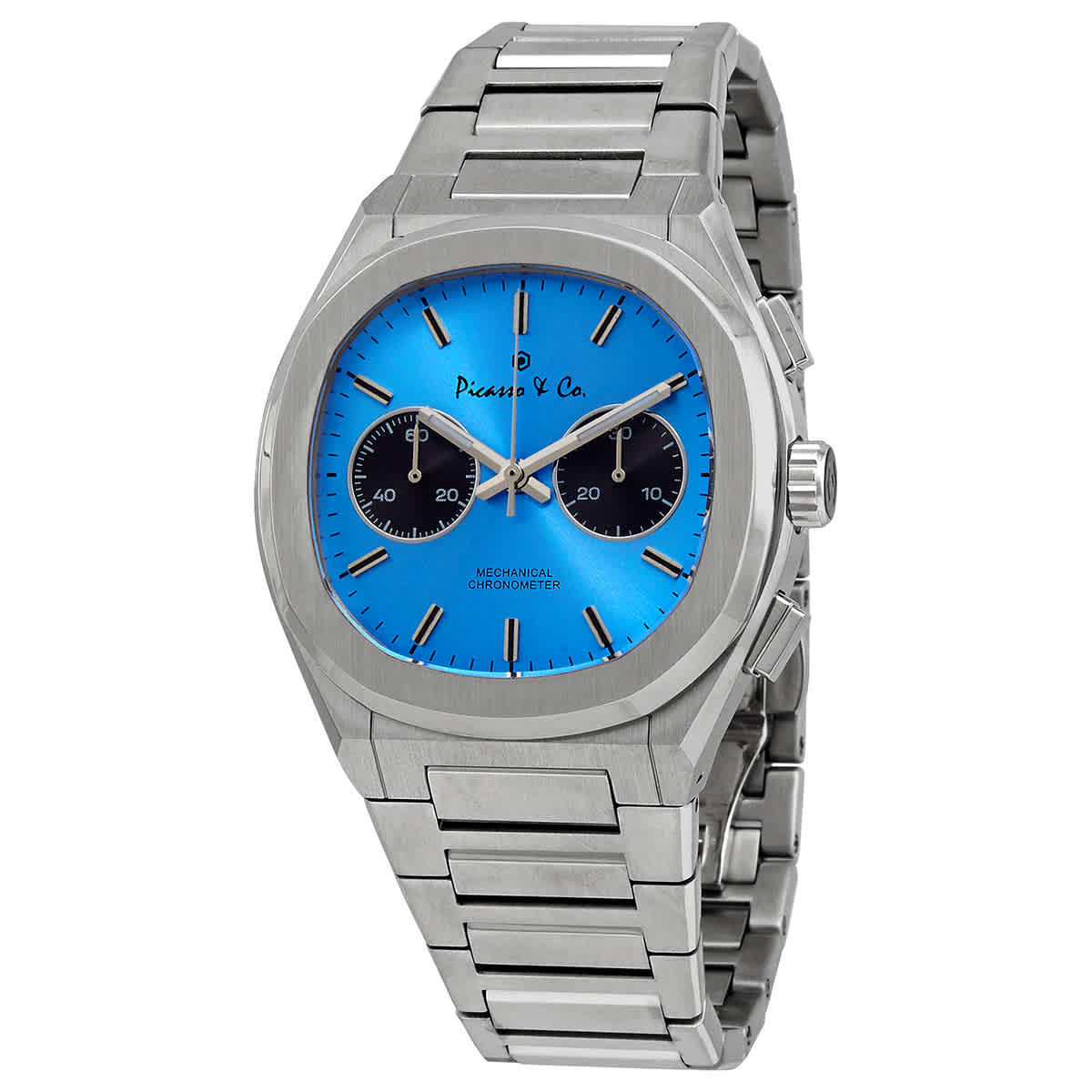 Picasso and Co Chairman II Chronograph Hand Wind Mens Watch PWCH2BLSS ...