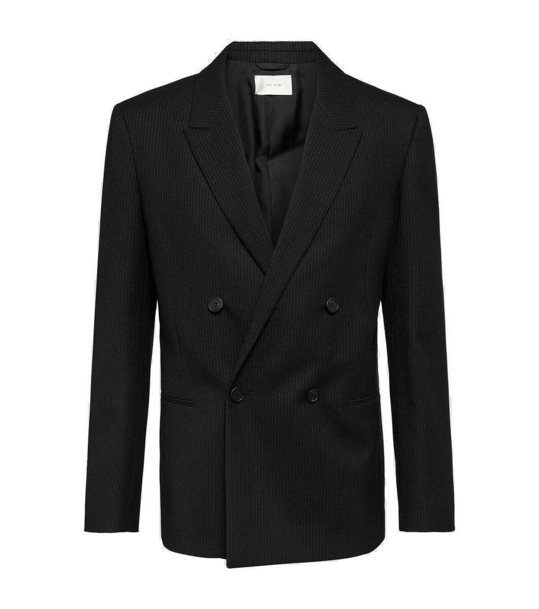 The Row Wilsonia pinstripe virgin wool blazer The Row