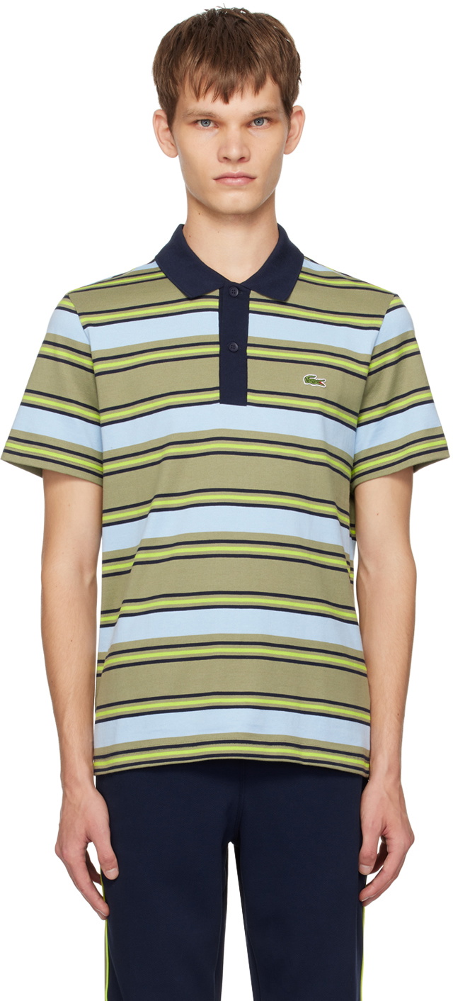 Lacoste Multicolor Striped Polo Lacoste