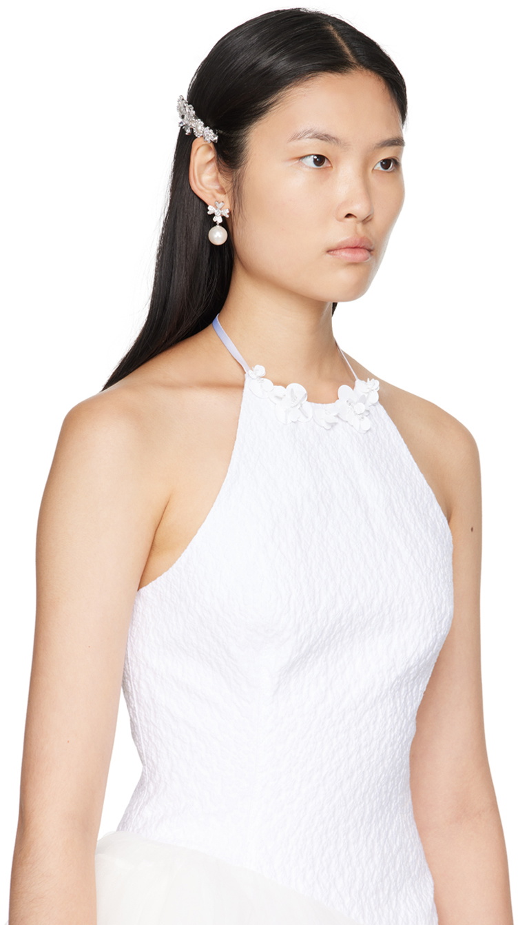 Shushu/Tong Silver YVMIN Edition Cruciate Flower Pearl Hair Clip Shushu ...