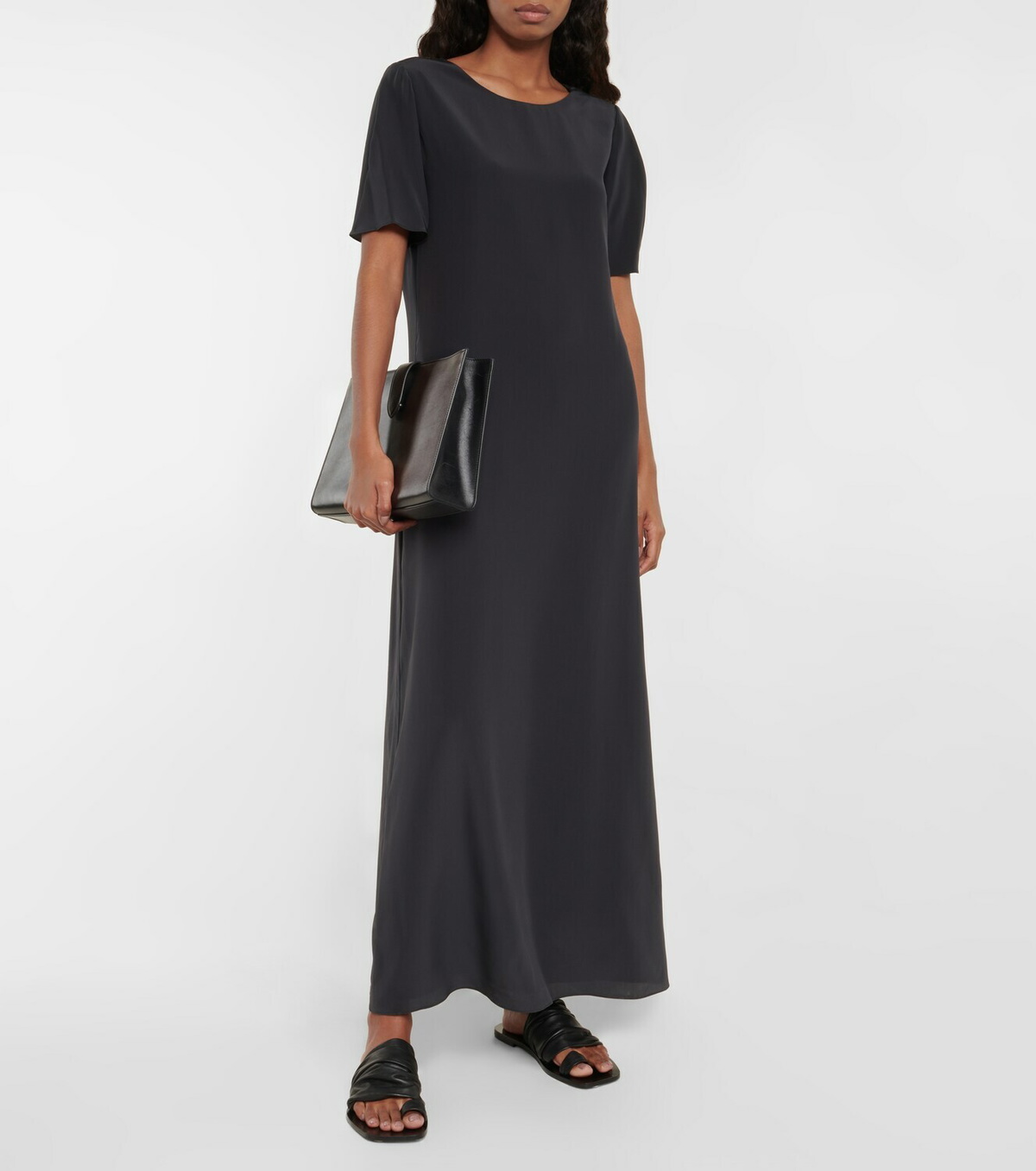 The Row - Drape leather sandals The Row