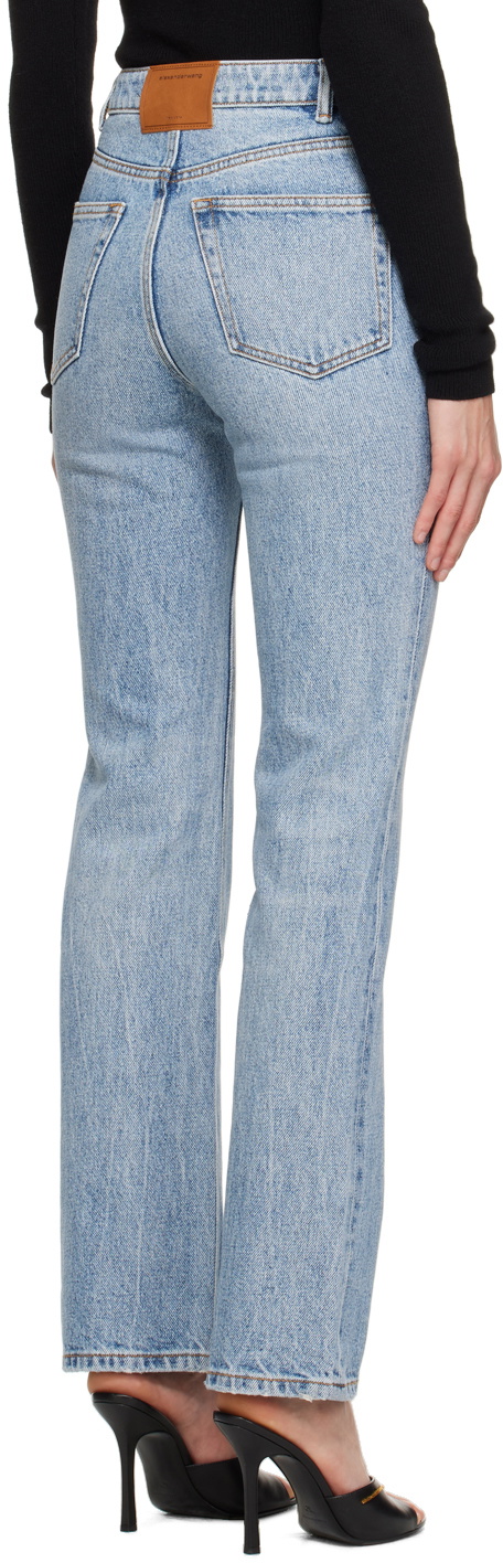 Alexander Wang Blue Stacked Jeans Alexander Wang