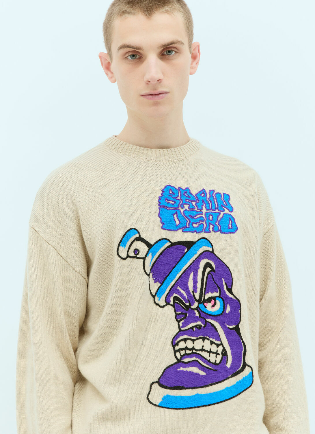 Brain Dead Spray Can Sweater Brain Dead