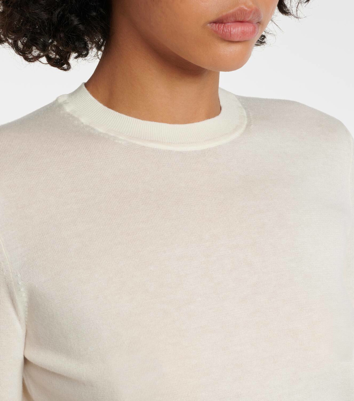 Joseph Cotton, cashmere, and silk sweater Joseph