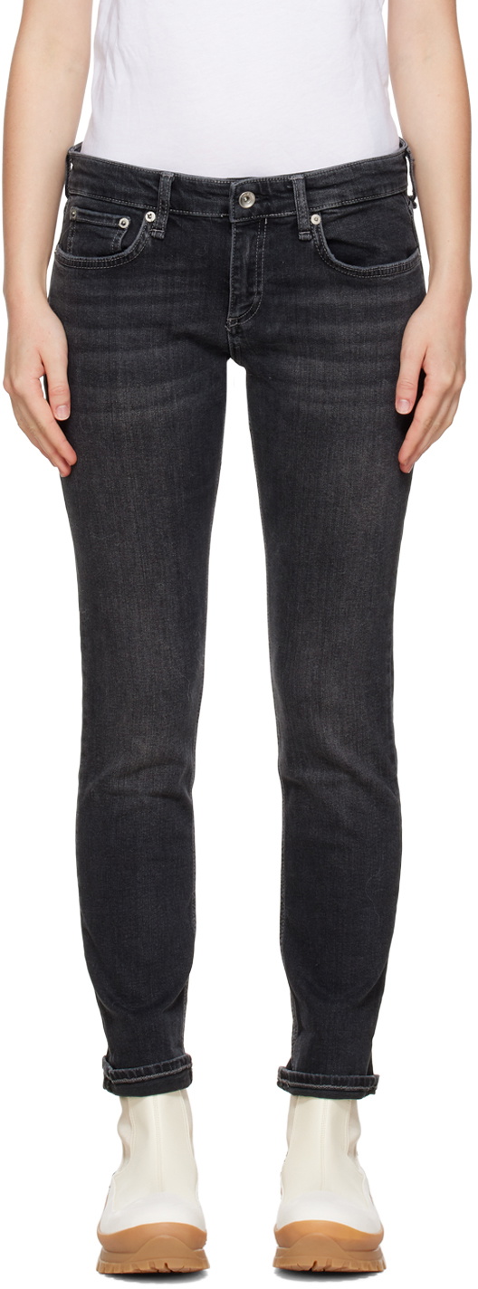rag & bone Black Dre Boyfriend Jeans Rag and Bone