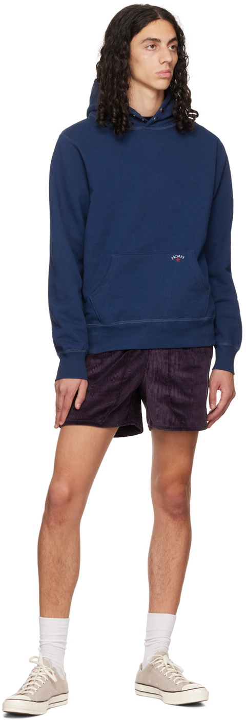 Noah Blue Snaps Hoodie Noah NYC