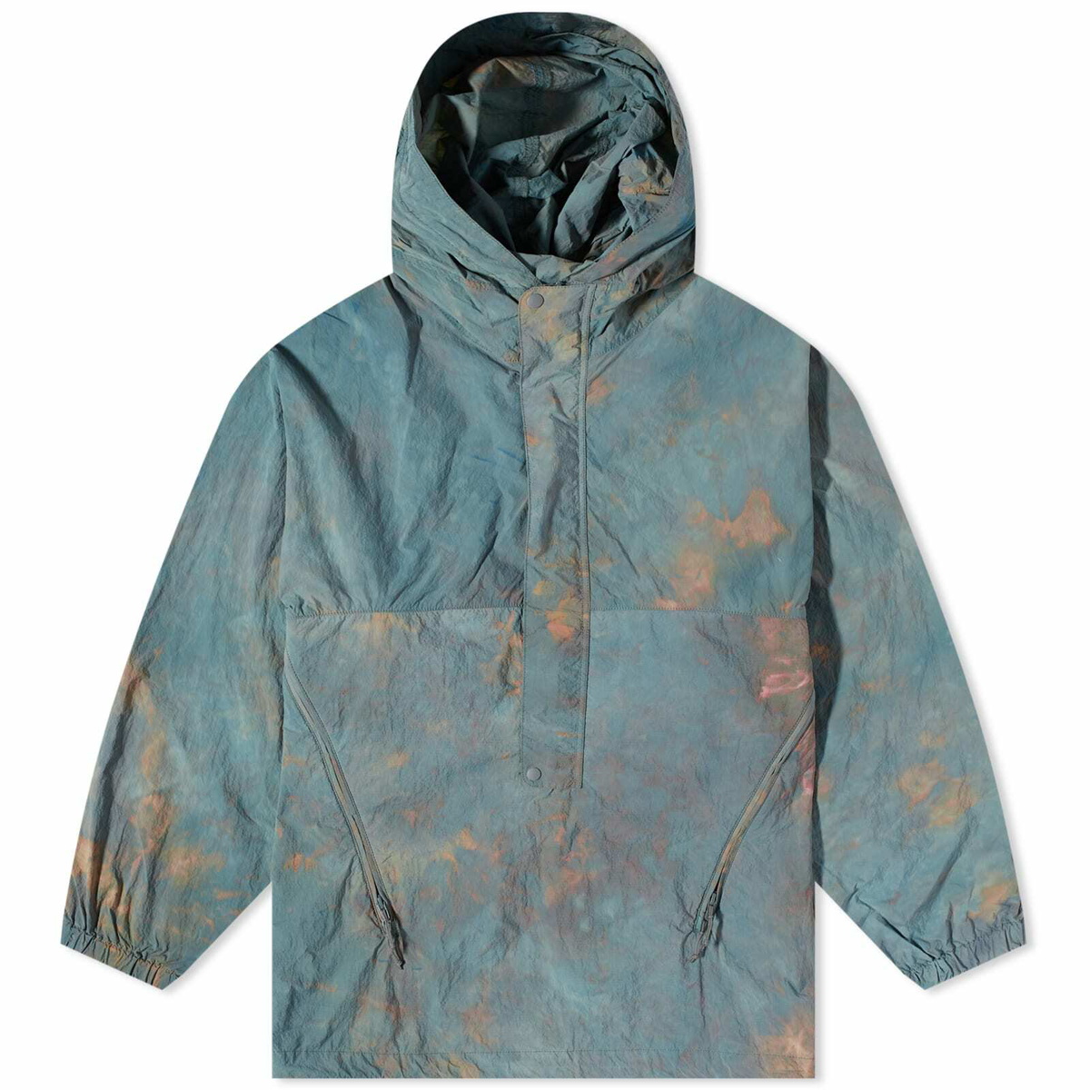 Pilgrim Surf + Supply Men's Dano Essential Smock Jacket in Uneven Dye ...