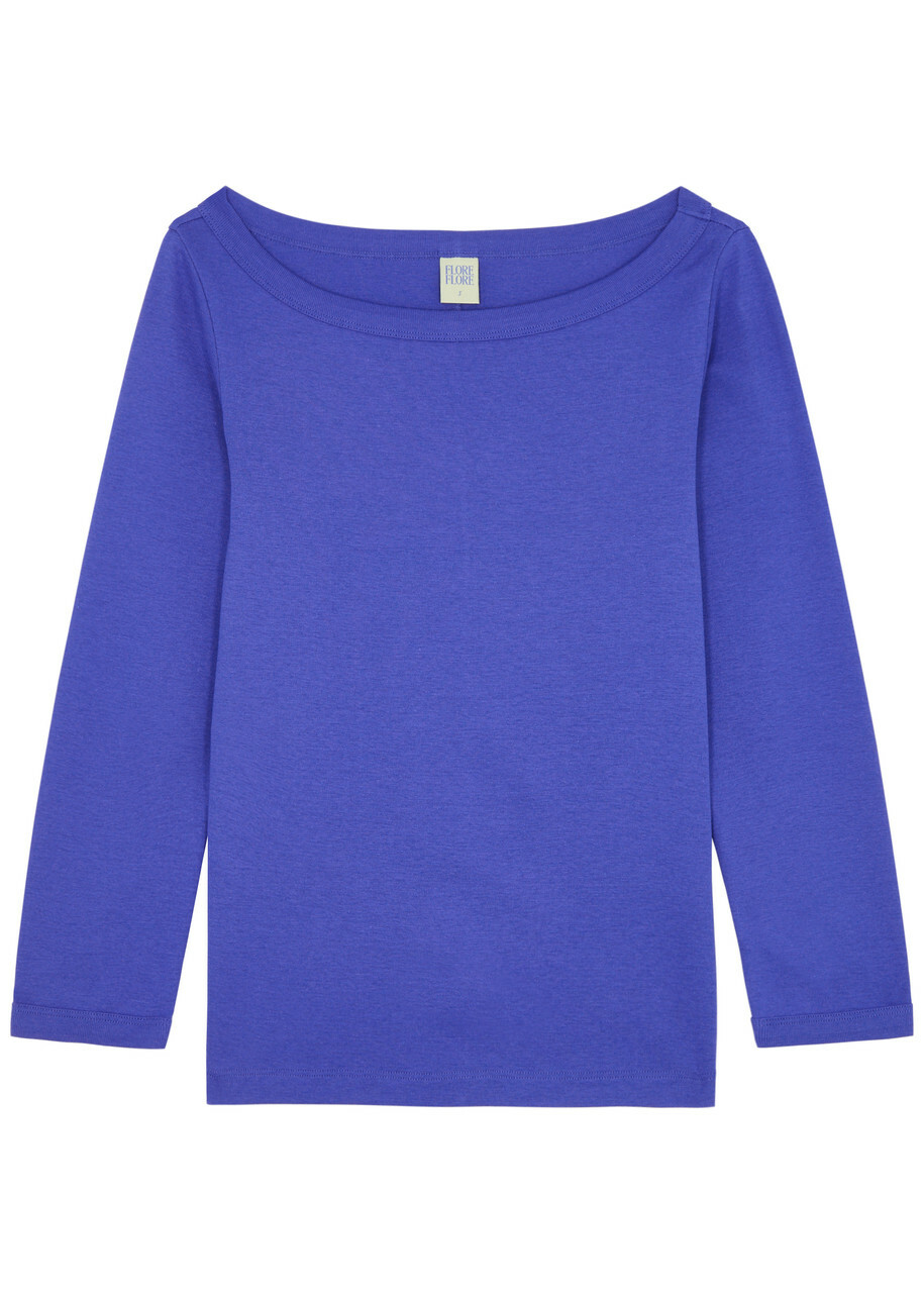 Flore Flore Steffi Cotton top Blue FLORE FLORE