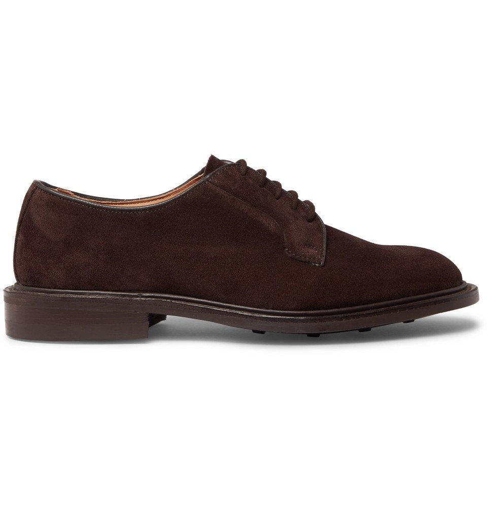 Tricker's - Robert Suede Derby Shoes - Men - Dark brown Tricker's