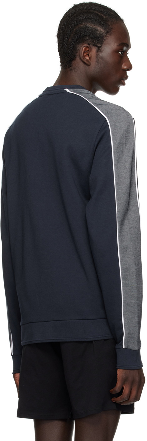 BOSS Navy Zip Track Jacket BOSS