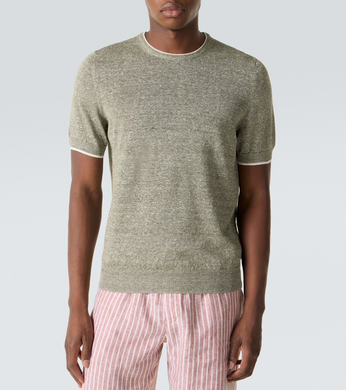 Fedeli Linen and cotton sweater Fedeli