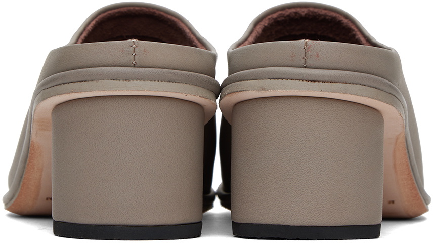 Lauren Manoogian Gray Column Mules Lauren Manoogian