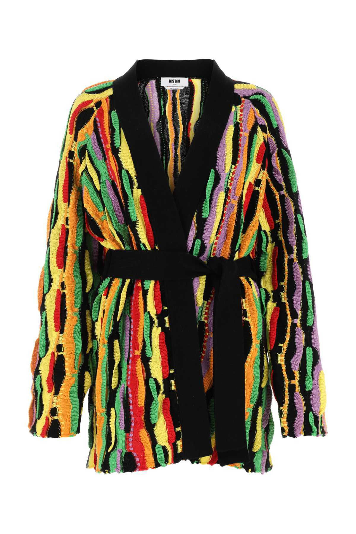 MSGM Multicolor Cotton Cardigan MSGM