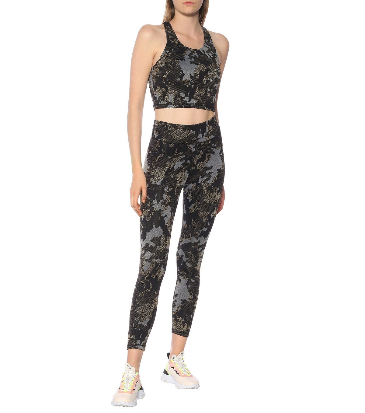 The Upside - Twilight camo jacquard crop top The Upside