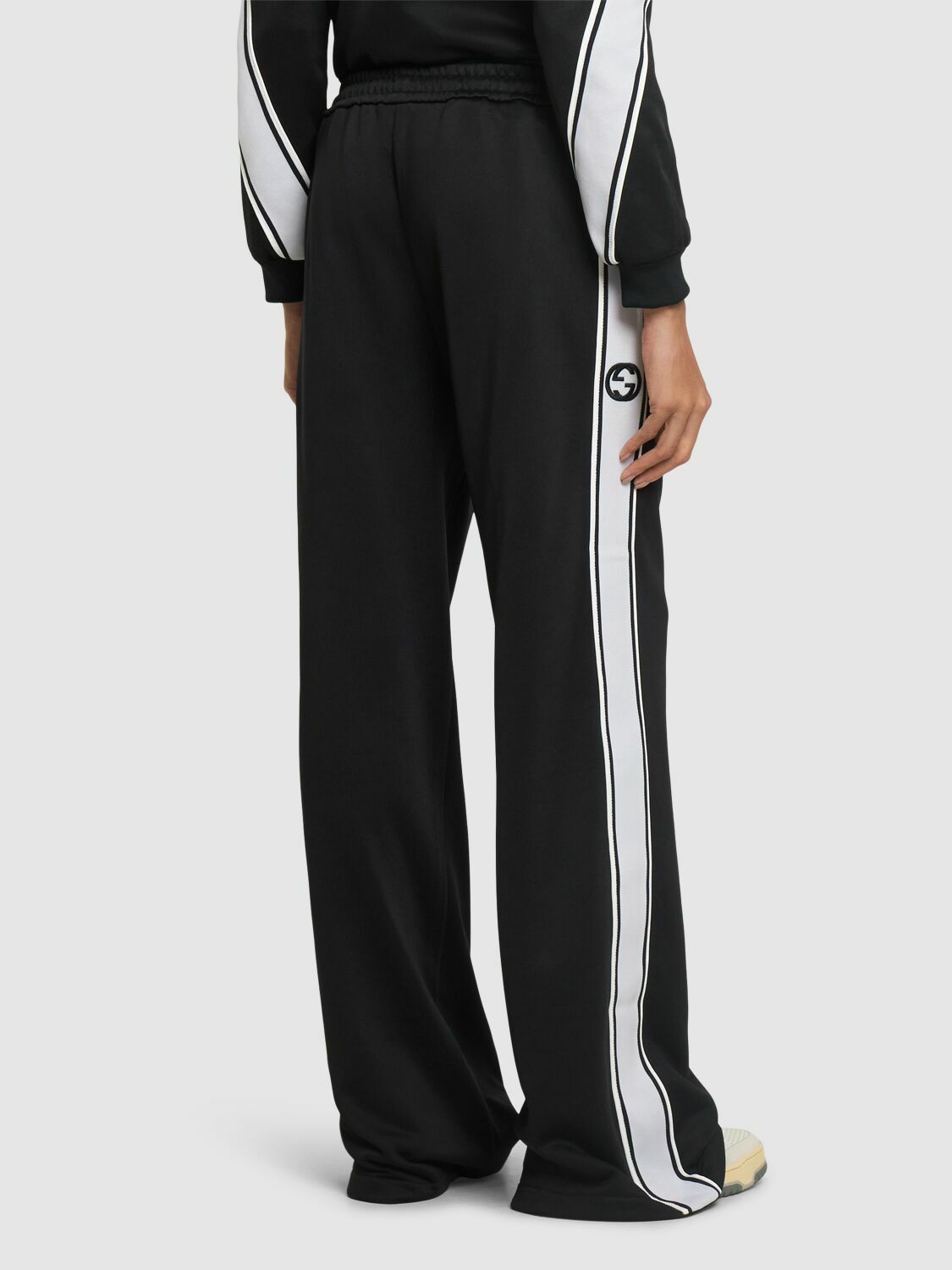 GUCCI - Cotton Blend Jersey Jogging Pants Gucci