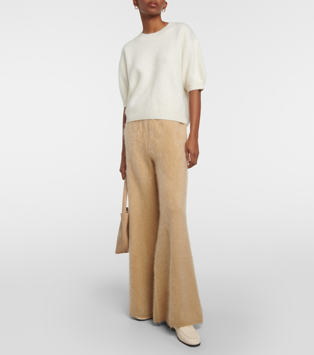 Lisa Yang Ellery brushed cashmere flared pants Lisa Yang