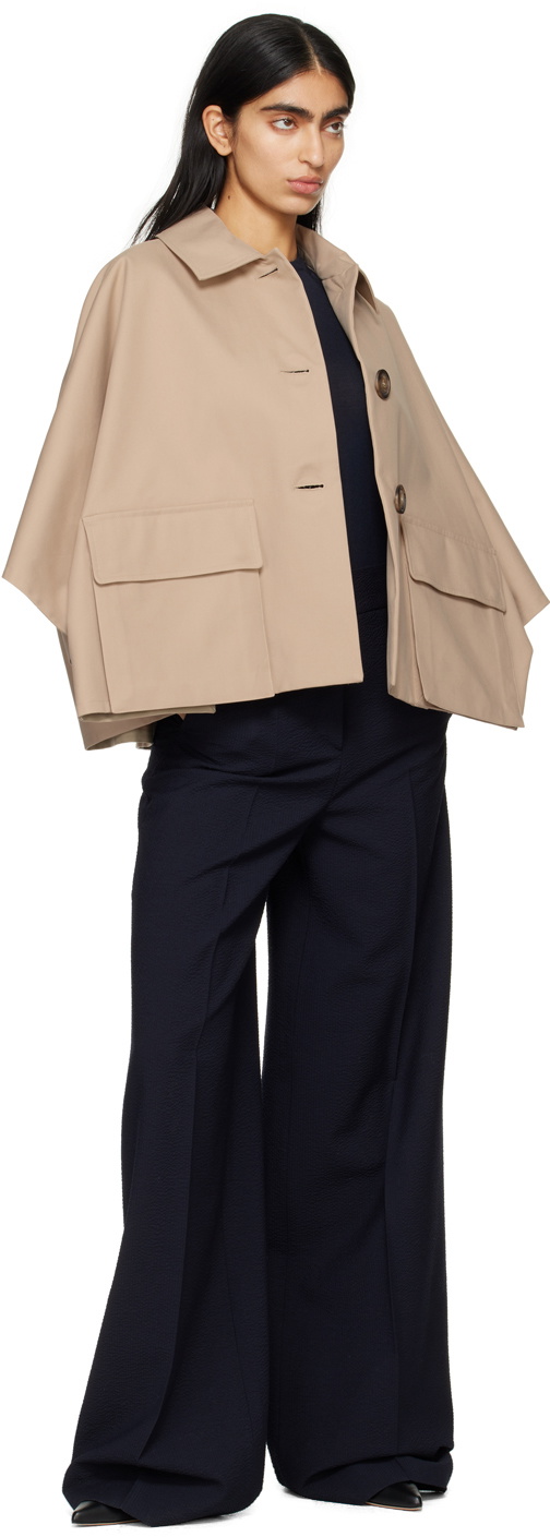 Max Mara Beige Button Jacket Max Mara