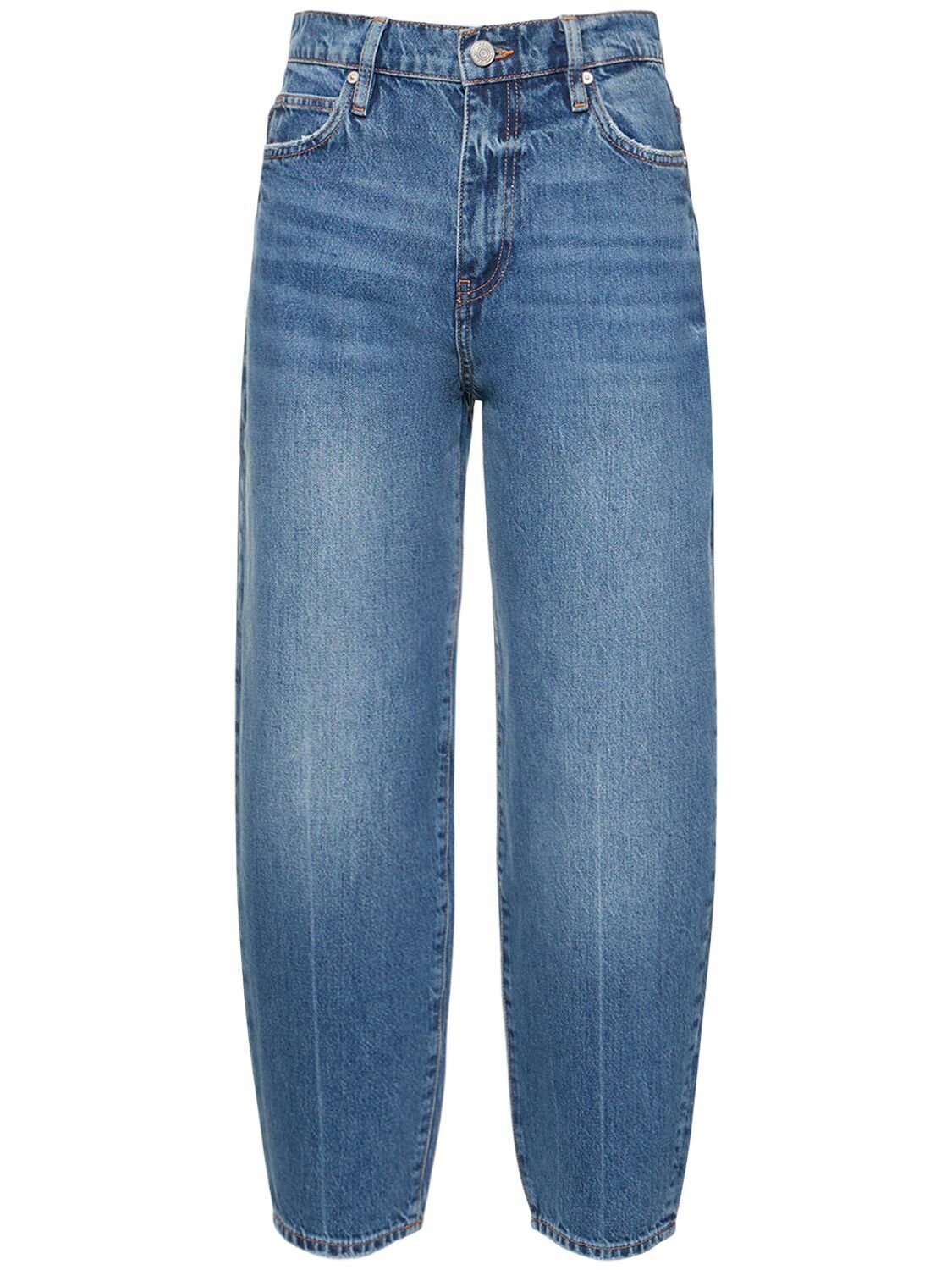 FRAME - Ultra High Rise Barrel Leg Jeans Frame Denim