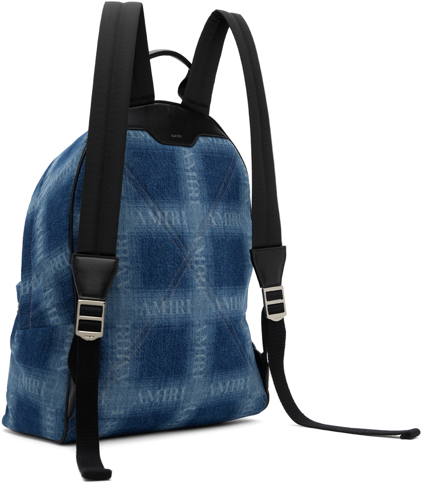 AMIRI Blue Classic Faded Backpack Amiri