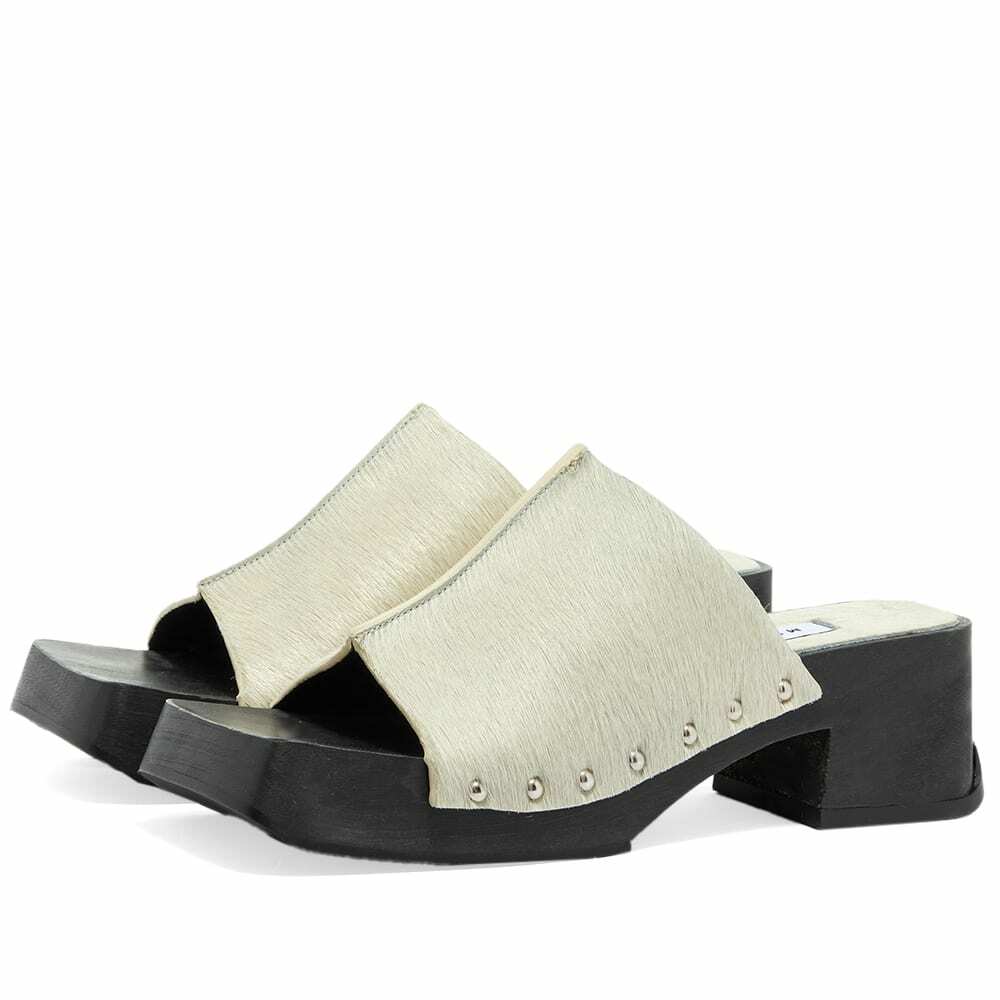 MIISTA Eileen Pony Hair Clogs MIISTA