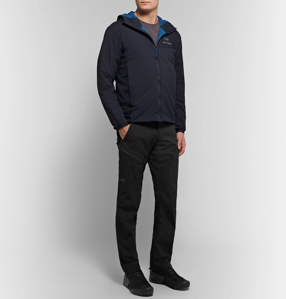 Arc'teryx - Atom LT Padded Fleece-Panelled Tyono Hooded Jacket - Men ... Arc'teryx - Atom LT Padded Fleece-Panelled Tyono Hooded Jacket - Men ...