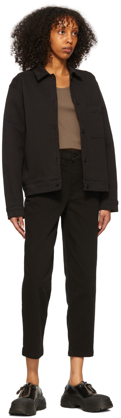 Sunspel Black Chore Jacket Sunspel