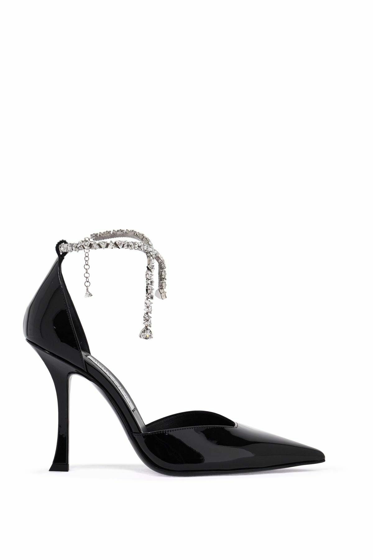 JIMMY CHOO stevie 100 patent leather Black Jimmy Choo