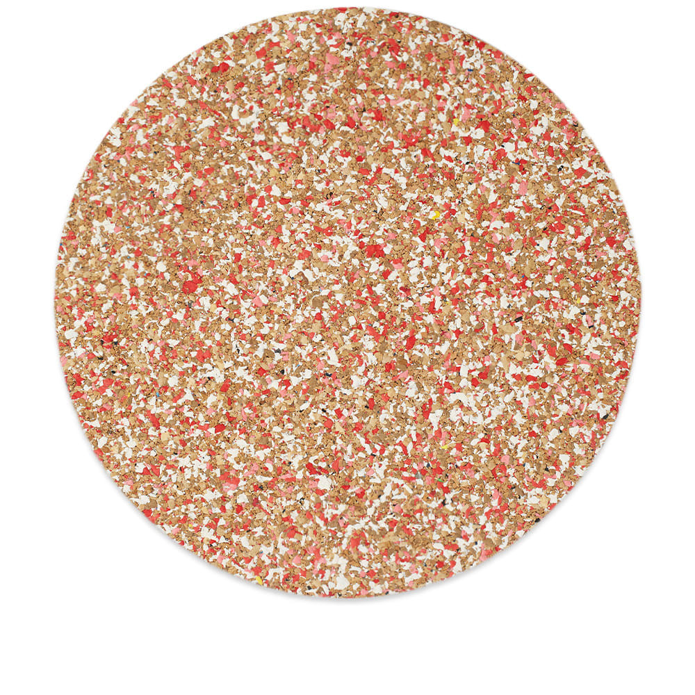 Yod and Co Speckled Cork Round Place Mat in Red Yod and Co