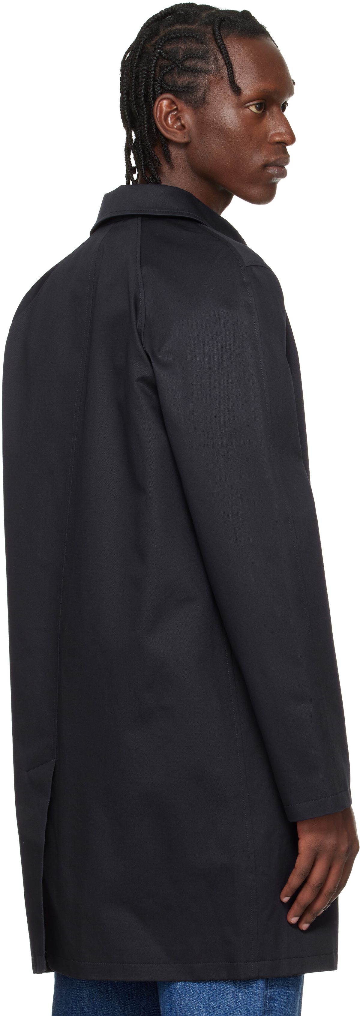 A.P.C. Navy Urban Mac Coat A.P.C.