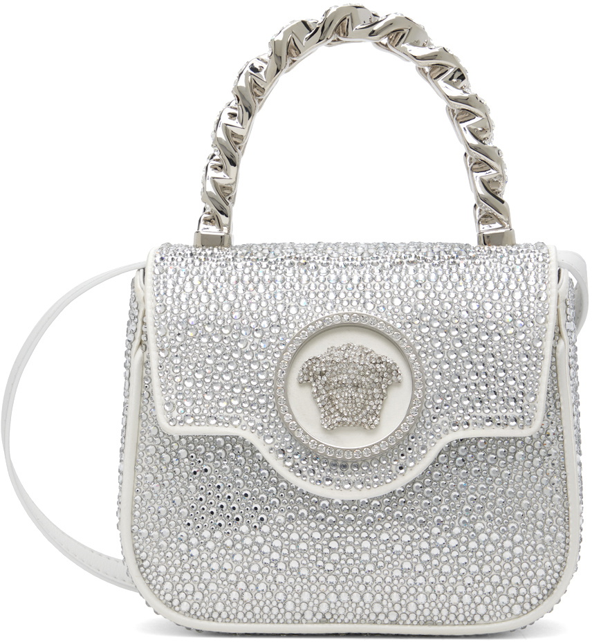 Versace White Mini 'La Medusa' Bag Versace