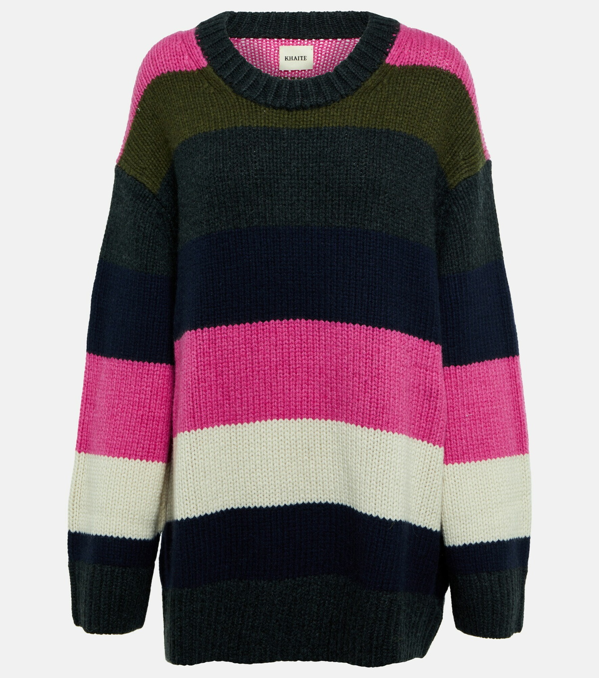 Khaite - Jade striped cashmere sweater Khaite