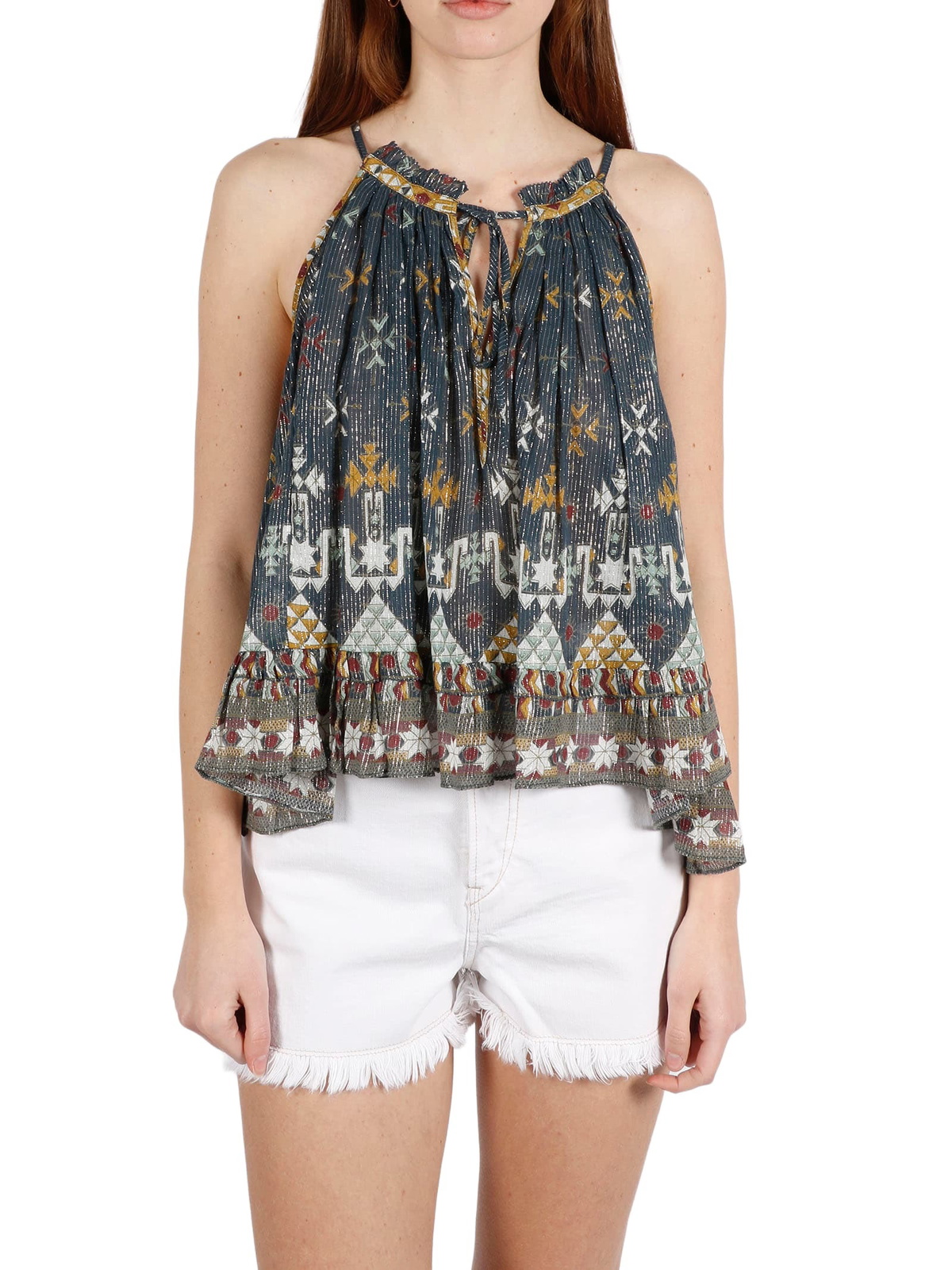 Marant Étoile Fabino Printed Top Isabel Marant Etoile