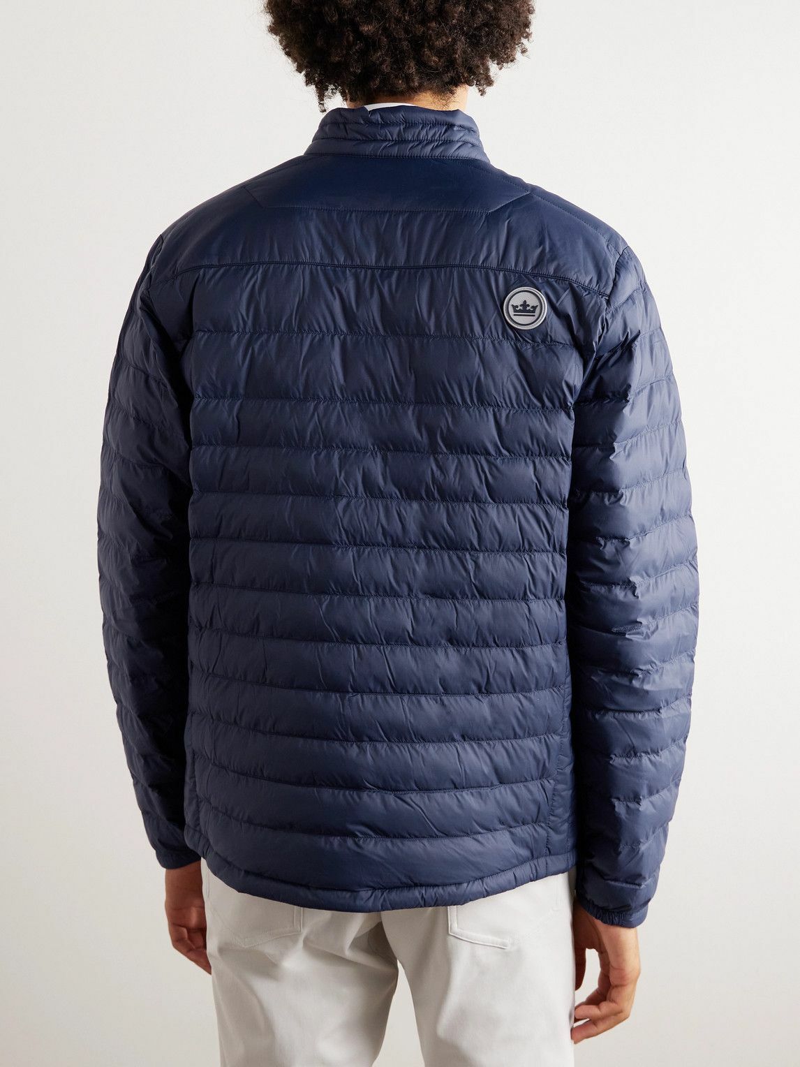 Peter Millar - Crown Quilted Shell Golf Jacket - Blue Peter Millar