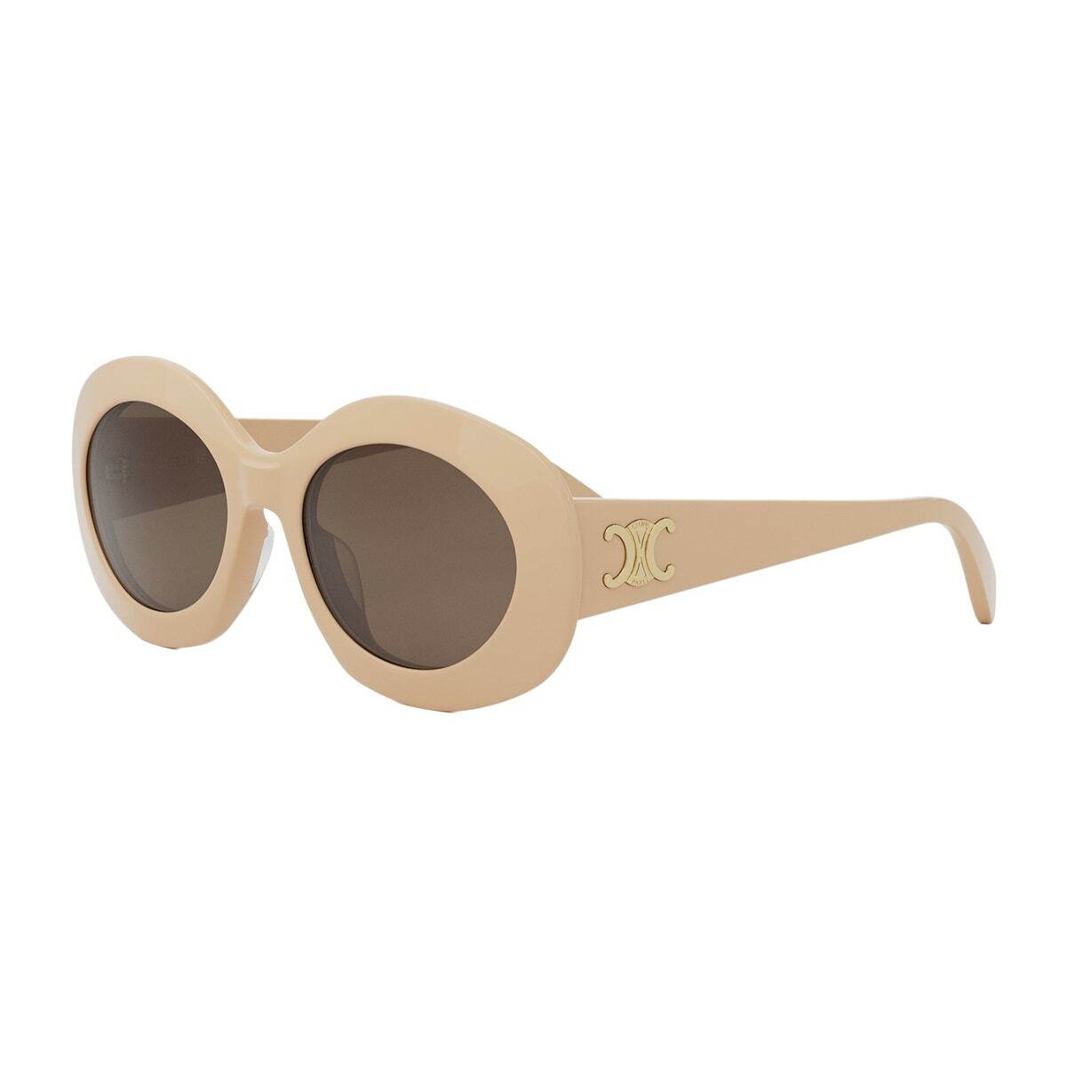 Celine Cl40292u Triomphe 57e Beige Sunglasses Celine