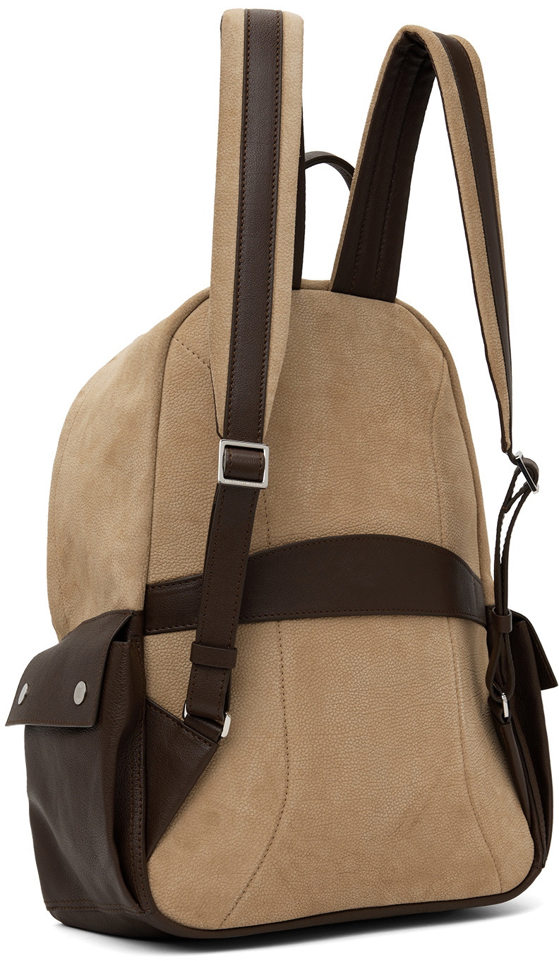 Brunello Cucinelli Brown Leather Backpack Brunello Cucinelli