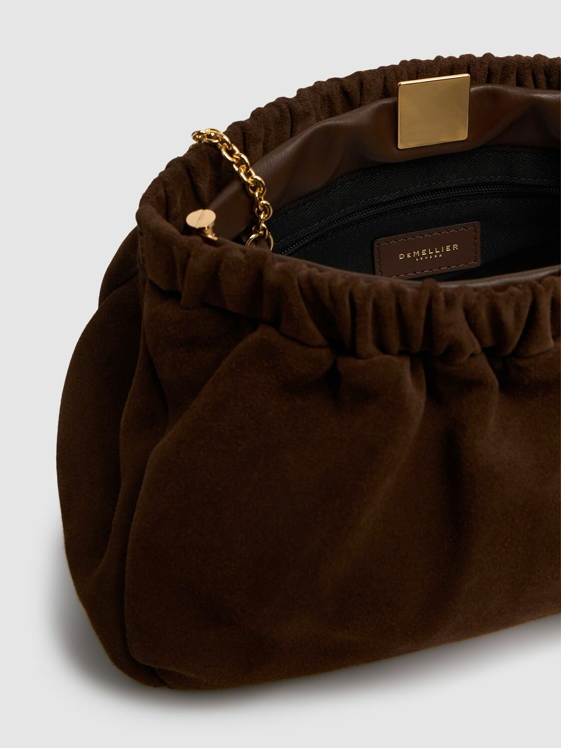 DEMELLIER Miami Suede Clutch DeMellier
