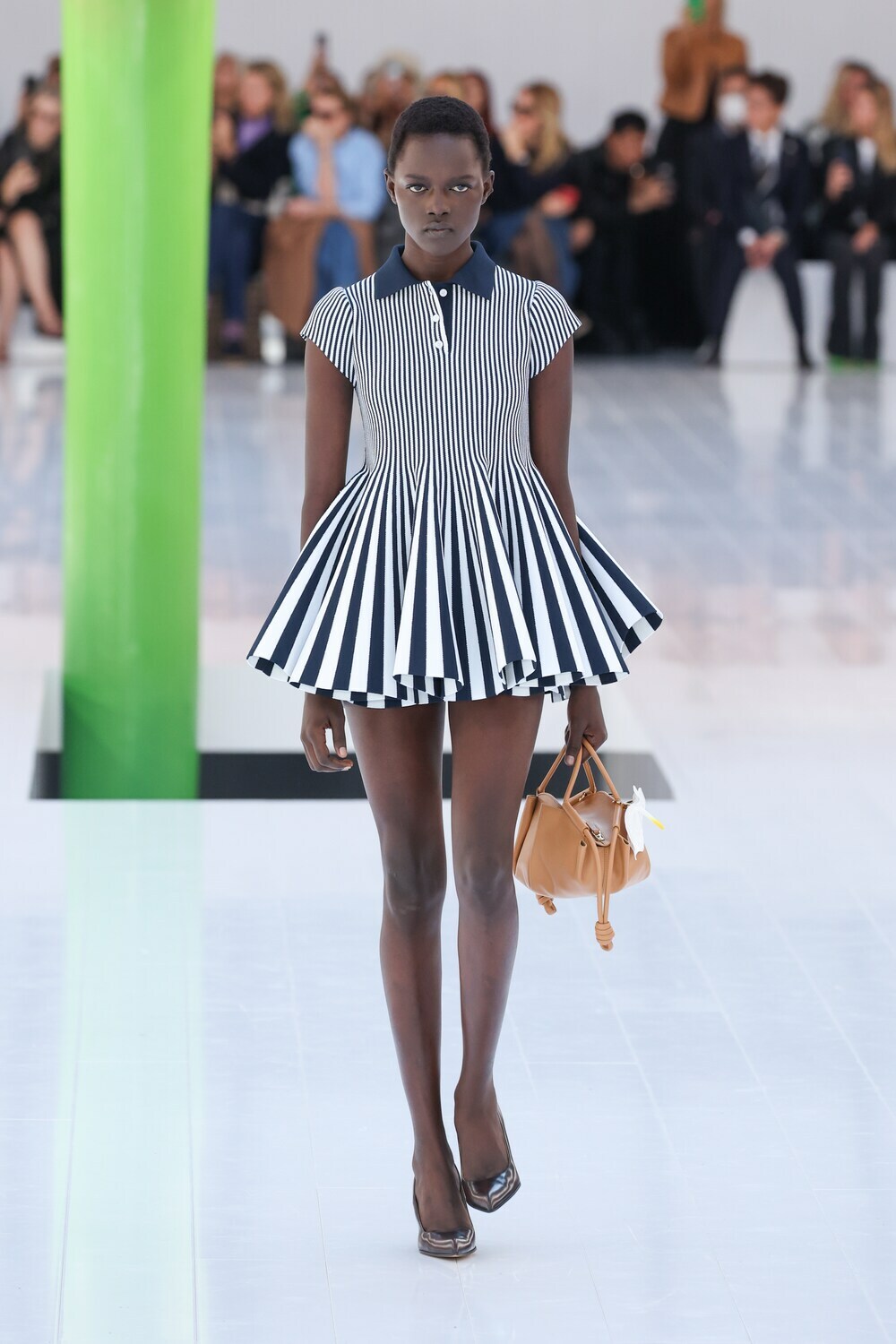 Loewe Striped polo minidress Loewe