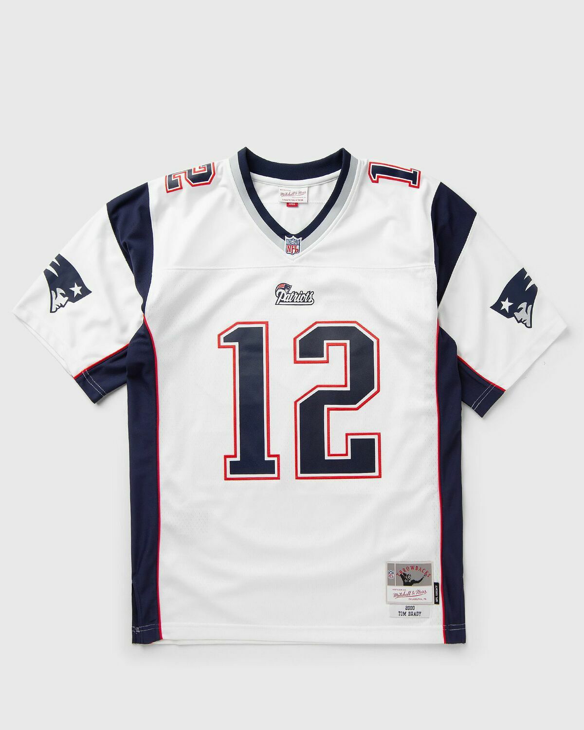 Mitchell & Ness NFL WHITE JERSEY NEW ENGLAND PATRIOTS 2000 TOM BRADY ...